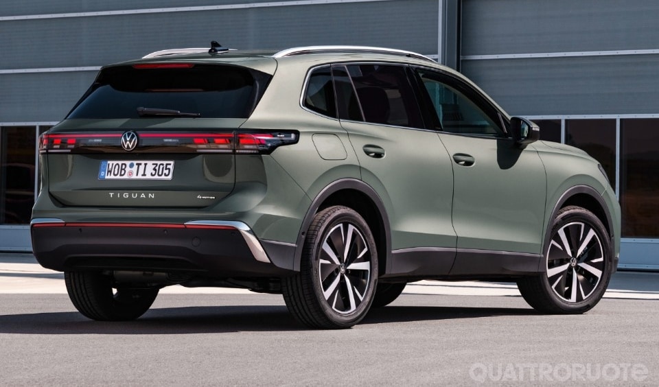 Nuova Volkswagen Tiguan: dati tecnici, motori, cavalli, dimensioni, allestimenti, interni