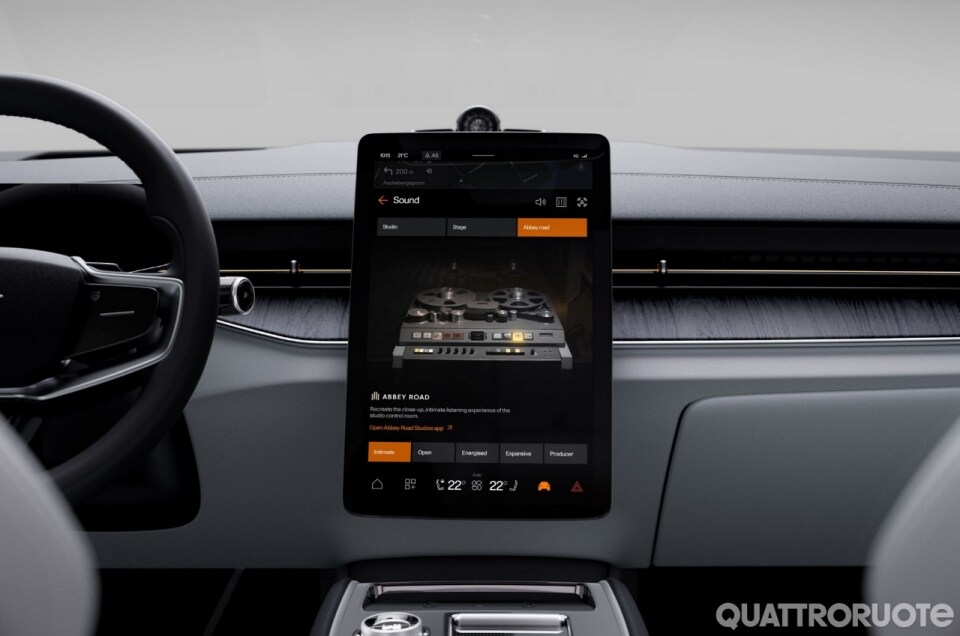 Volvo EX90, Polestar 3 e la modalità audio Abbey Road Studios