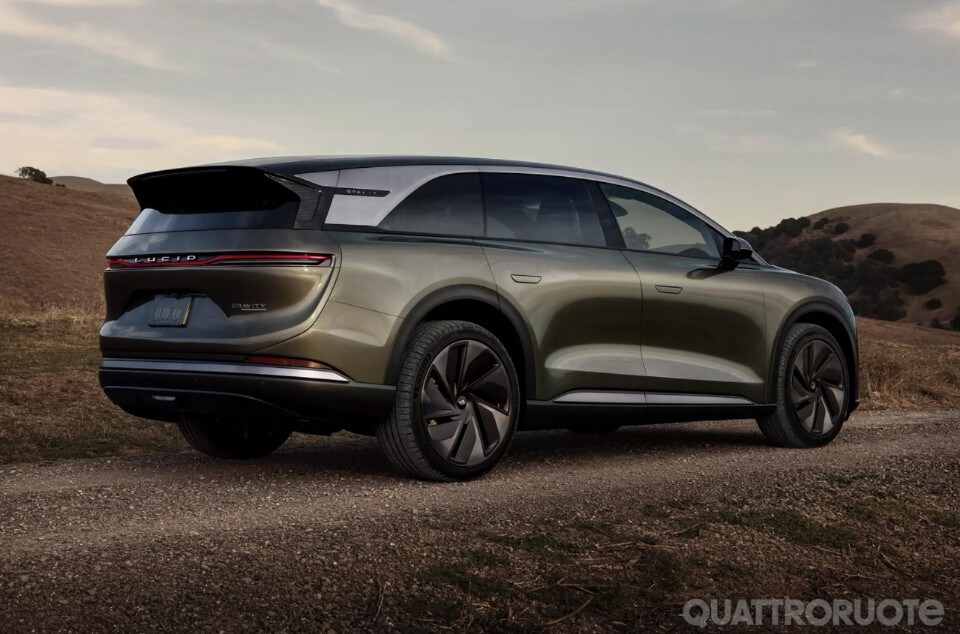 Lucid Motors Gravity elettrica: motore, cavalli, autonomia, interni ...