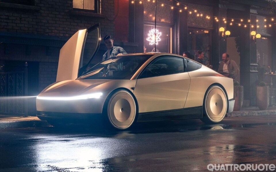 Tesla, Elon Musk svela il robotaxi Cybercab: senza volante, arriverà ...