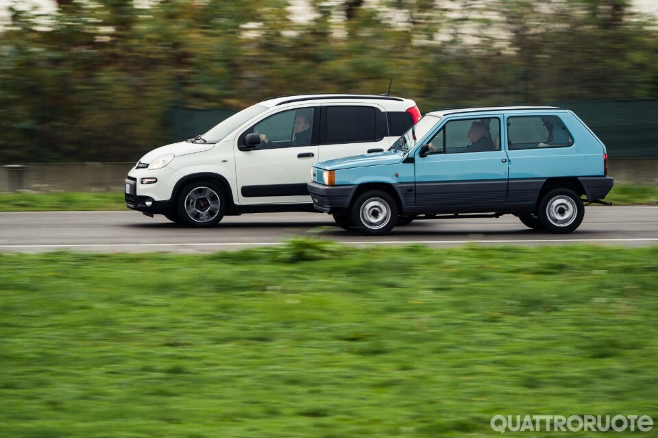 Fiat Panda 45 1981 vs Panda Hybrid 2021 | Quattroruote.it